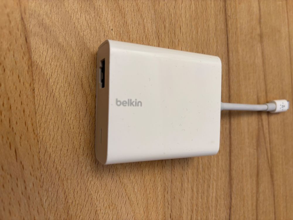 Belkin Lightning auf Ethernet Adapter - Neuwertig! (Gebraucht) in ...