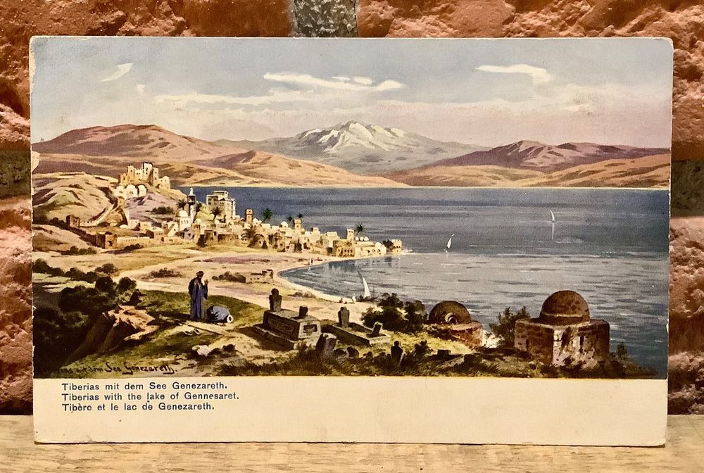 1909 Antike AK Tiberias mit See Genezareth Palästina Israel (Gebraucht) in Root für CHF 1 – mit ...