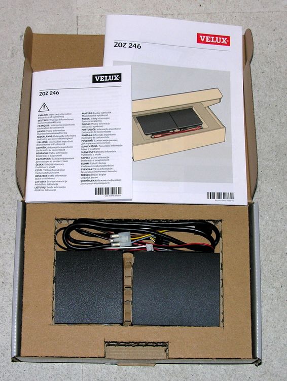 VELUX ZOZ 246 Dual Solar switch / Laderegler (Neu und originalverpackt ...