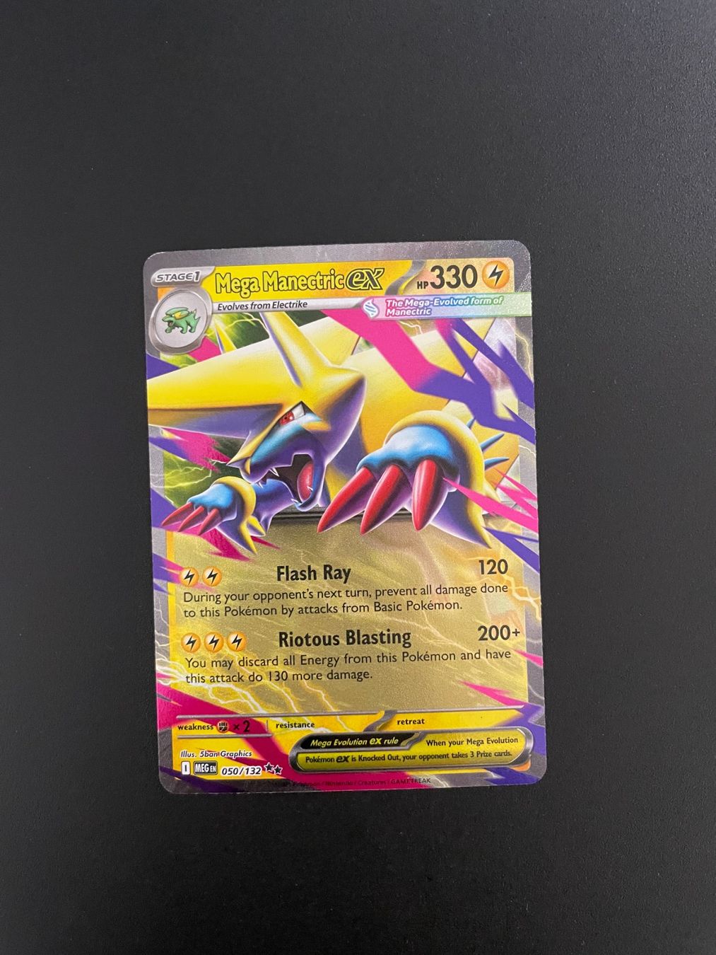 Pokémon Mega Evolution Mega Manectric Ex 050/132 ab 1 (Gebraucht) in ...