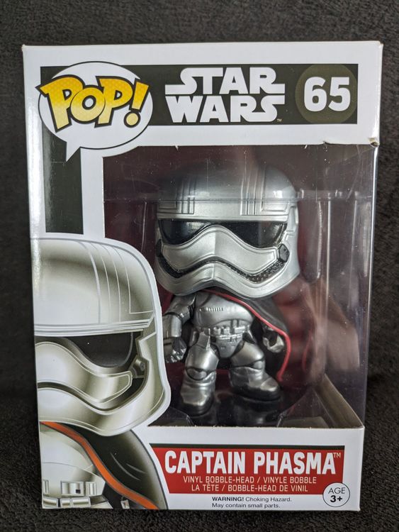 Funko Pop! Star Wars - Captain Phasma #65 (Neu und originalverpackt) in ...