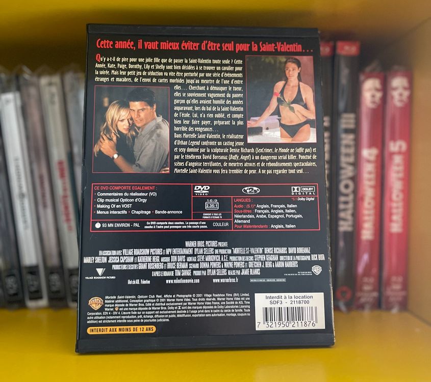 Mortelle St-Valentin (2001) - DVD (D'occasion) à Semsales pour CHF 2.5 – avec livraison ...