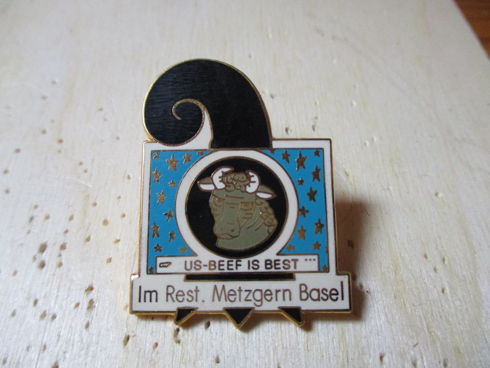 US Beef Restaurant Metzgern Basel Pin Limit NR 44 | Kaufen auf Ricardo