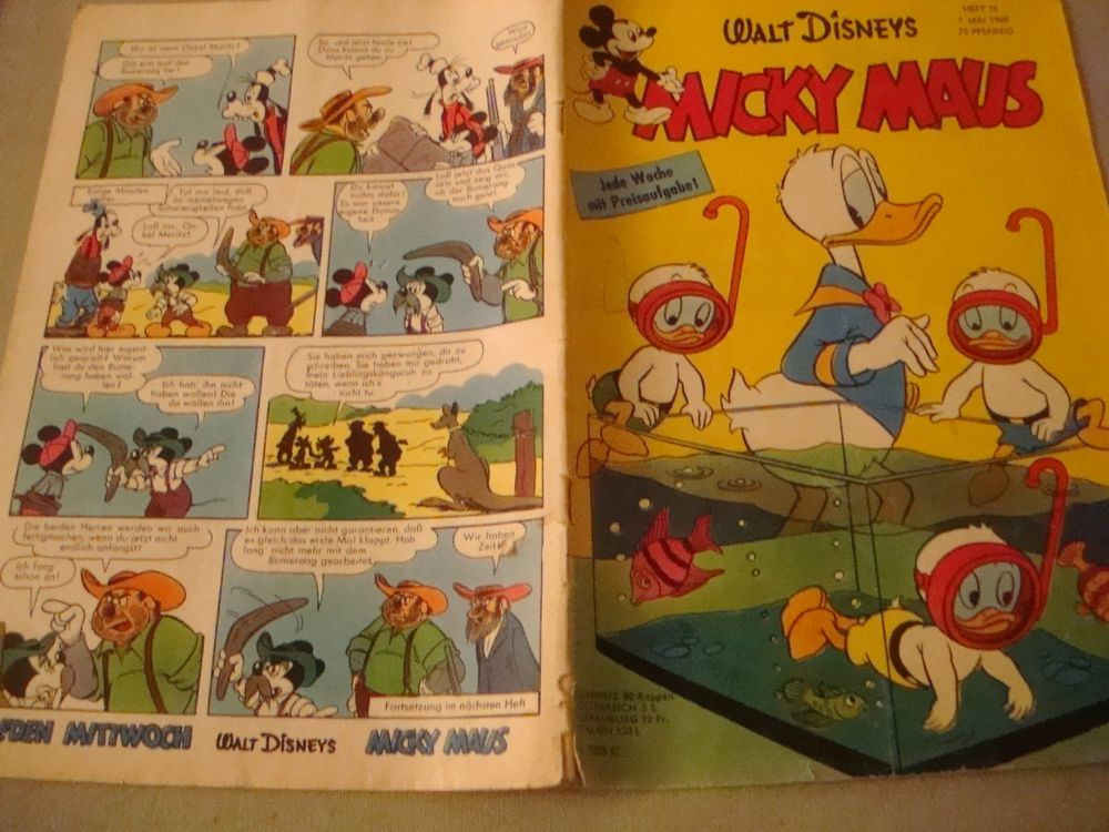 Micky Maus - Heft 19 - 7. Mai 1960 (Gebraucht) in Neuenegg für CHF 6.5 ...