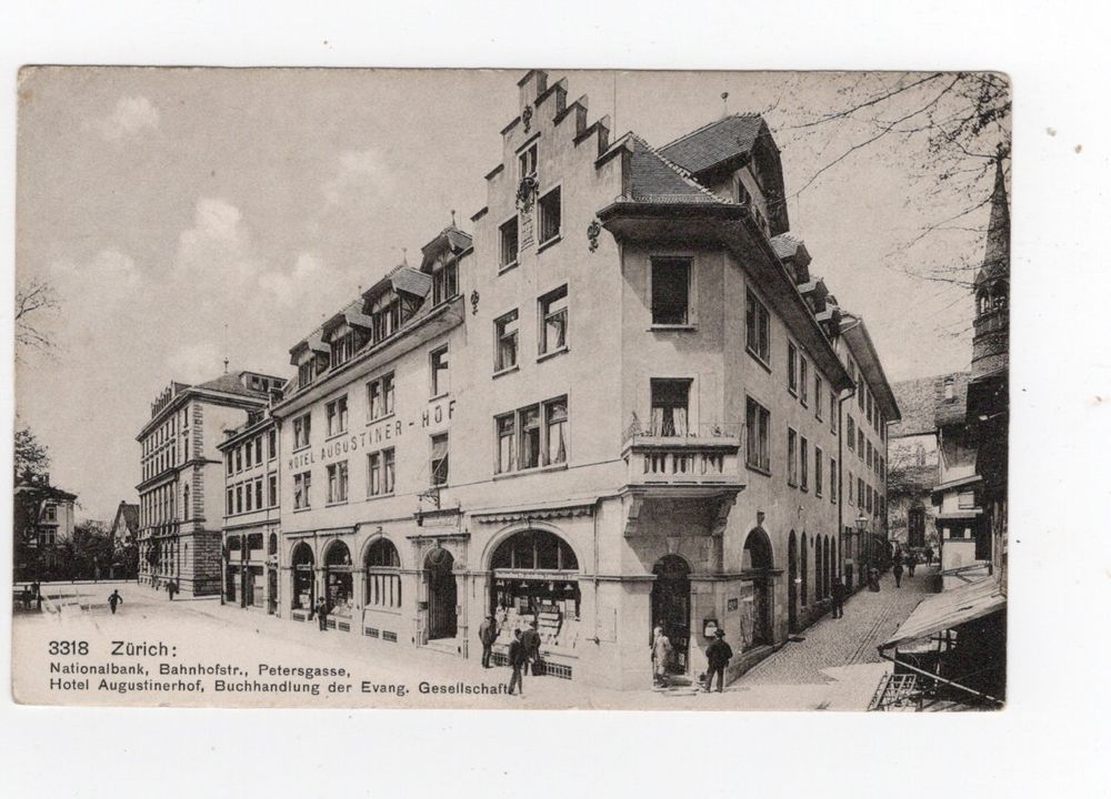 Zürich Augustinerhof Nationalbank 1905 (Gebraucht) in Rapperswil für CHF 8 – mit Lieferung auf ...