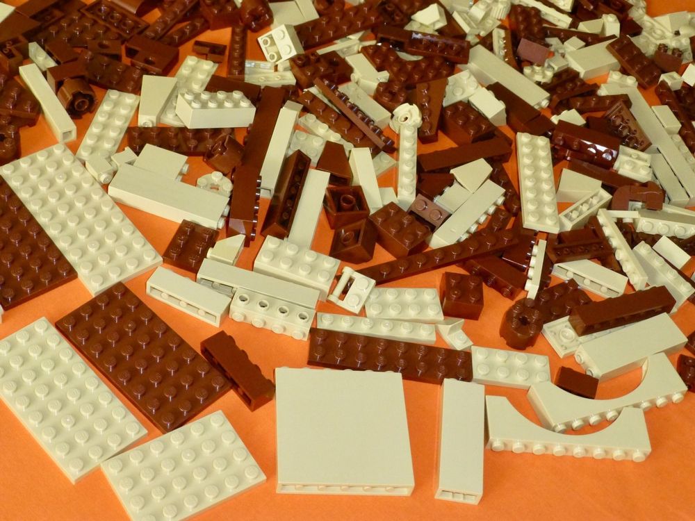 Lego/ 0,5 Kilo Bausteine (Tan + Braun) | Kaufen auf Ricardo