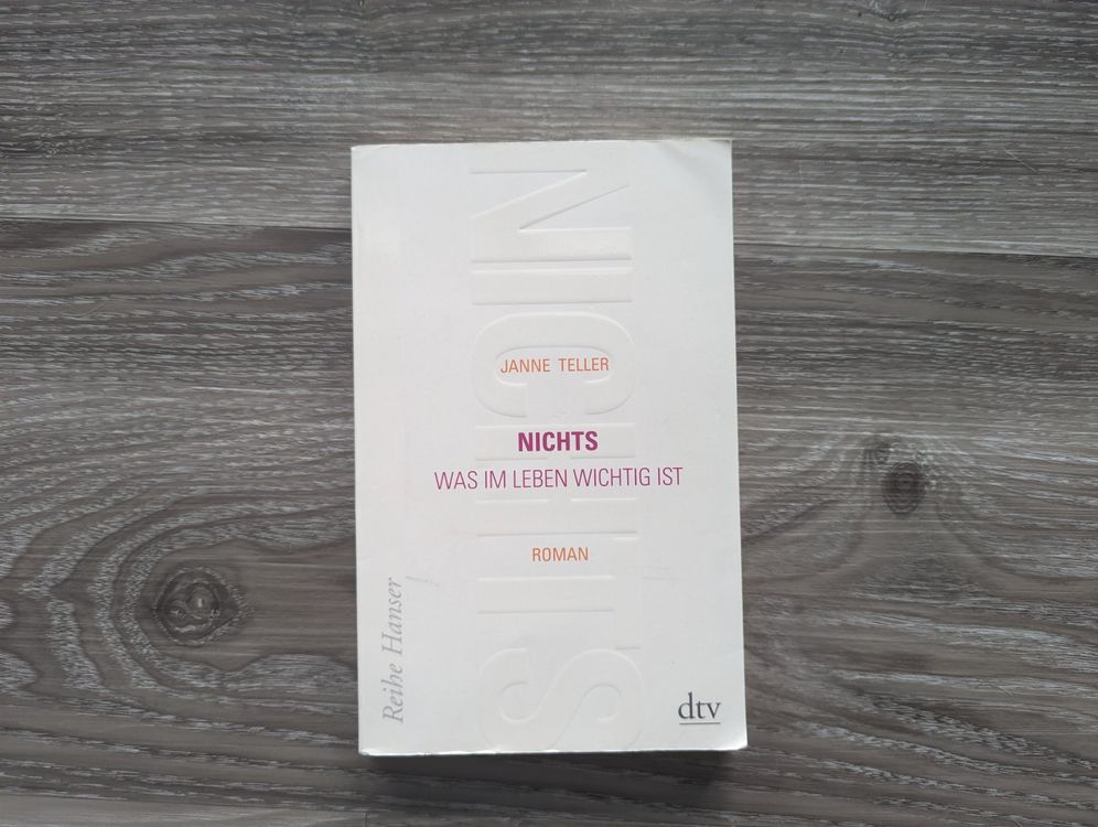 Janne Teller | Nichts was im Leben wichtig ist (Gebraucht) in ...
