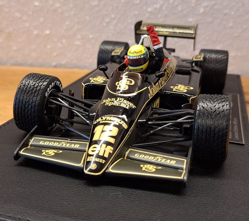 Lotus 97T Renault Ayrton Senna Winner Portugal F1 1985 1:18 (Neu und ...