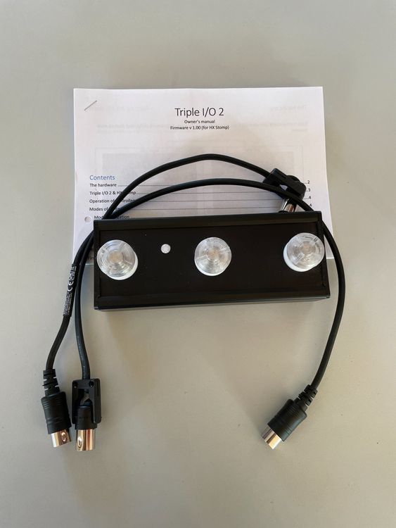 3-fach MIDI Switch TRRIPLE I/O 2 für HX Stomp (Neu (gemäss Beschreibung ...