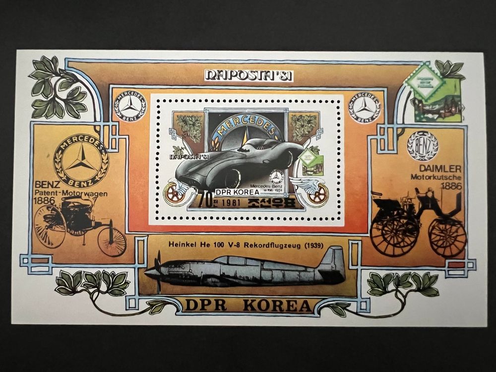 Korea 1986, Mercedes Block ** Luxus (B840) (Gebraucht) in Hinwil für ...