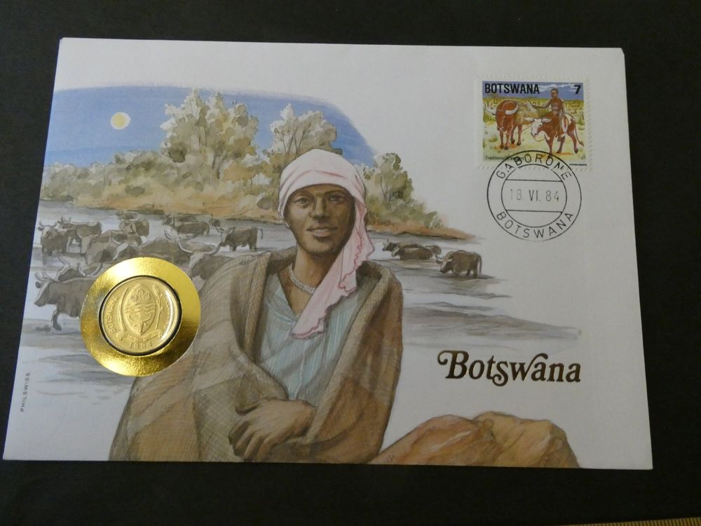 Botswana 1984, Münzbrief (Neu (gemäss Beschreibung)) in Hinterforst für CHF 1 – mit Lieferung ...