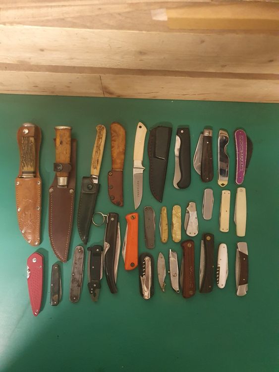 Konvolut Messer Taschenmesser Sackmesser Pfadi Klappmesser | Kaufen auf ...