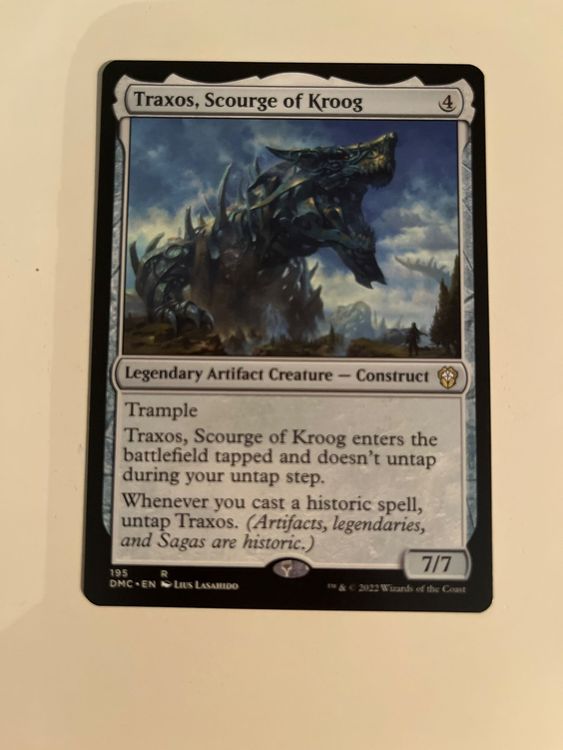 1 x Traxos, Scourge of Kroog - Magic: The Gathering - MtG (Gebraucht) in Kriens für CHF 1 – mit ...