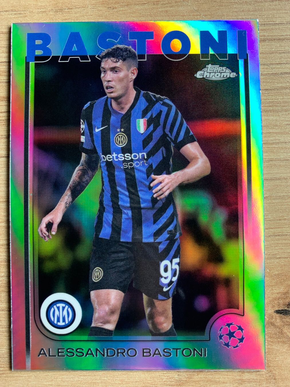 Soccer Alessandro Bastoni REFRACTOR Topps Chrome 2025🔥 (Gebraucht) in ...