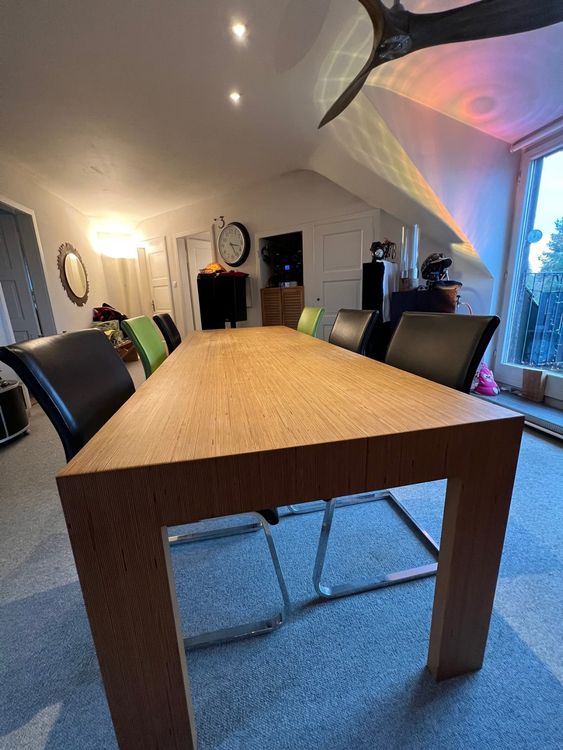 Designer Esstisch 90cm x 250cm Holz Mesa11 von Tossa | Kaufen auf Ricardo