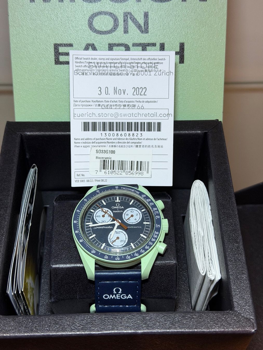 Omega x Swatch Moonswatch Mission on Earth Nuovo Collezione (Usato) a ...