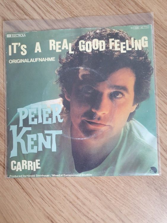 Vinyl Single - Peter Kent - It's a real good feeling (Gebraucht) in ...