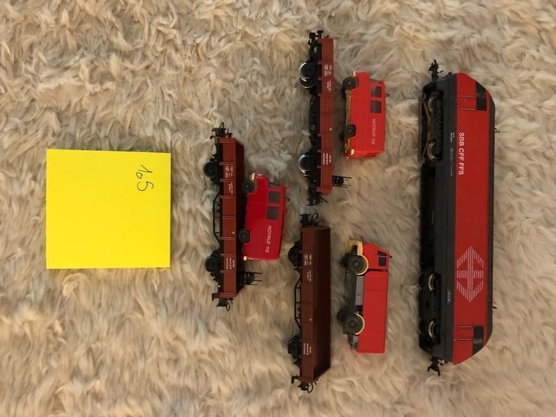 Märklin SSB Lok Rot & 3 Notruf & Wagen | Kaufen auf Ricardo