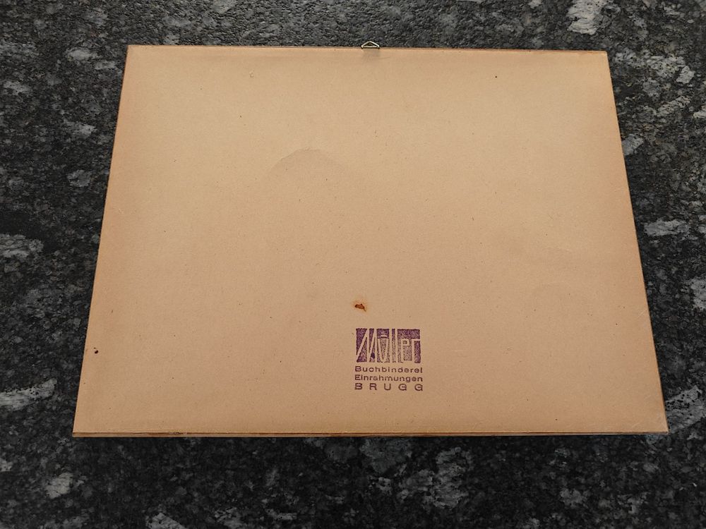 Aquarell Landschaft mit Baum – W. Serkin 1966 (Gebraucht) in Birr für ...