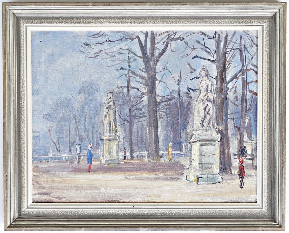 Ölgemälde "Jardin du Luxembourg" von Hanni Bay 1885-1978 | Kaufen auf Ricardo