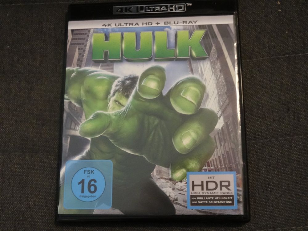 Hulk 4K Ultra HD + BLU-RAY (Gebraucht) in Olten für CHF 10 – mit Lieferung auf Ricardo kaufen