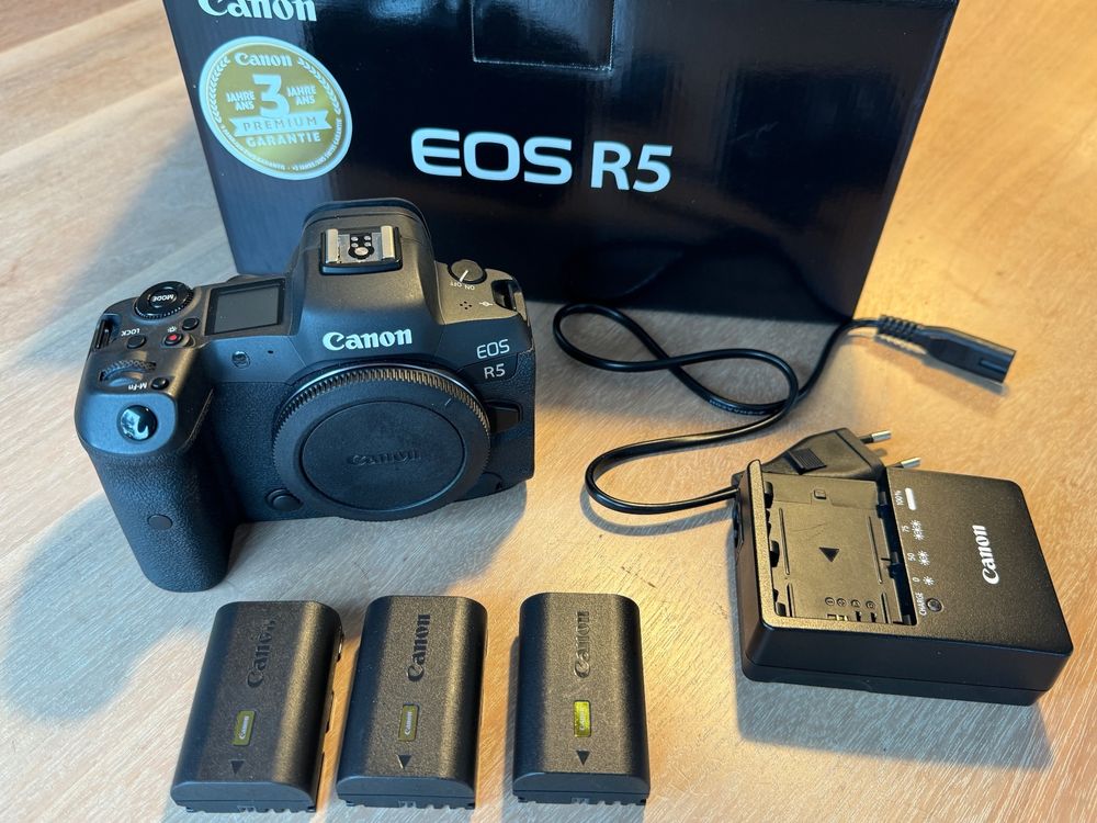 Canon EOS R5 (top Zustand, mit Garantie und 3 Akkus) | Kaufen auf Ricardo