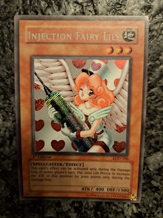 Yu-Gi-Oh! LOD-100 Injection Fairy Lily Secret rare 1. Aufl. (Neu (gemäss Beschreibung)) in ...