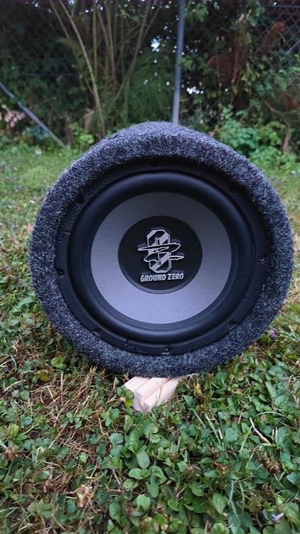 Subwoofer/Bassreflex/Bassröre/Ground Zero 8 Zoll 20cm (Gebraucht) in ...