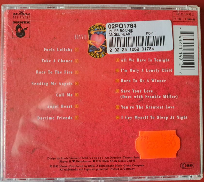 BONNIE TYLER - angel hart | Kaufen auf Ricardo
