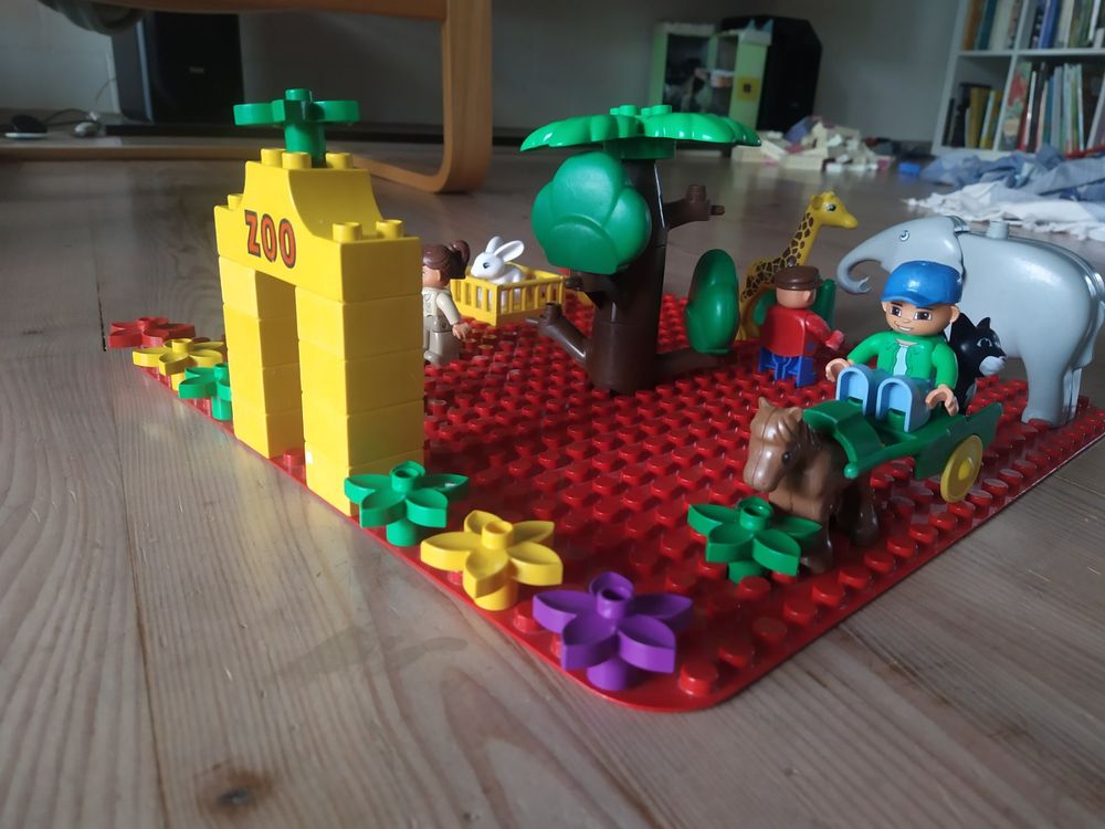 LEGO DUPLO Zoo mit grosser Platte (Gebraucht) in Emmen für CHF 18 – mit Lieferung auf Ricardo kaufen