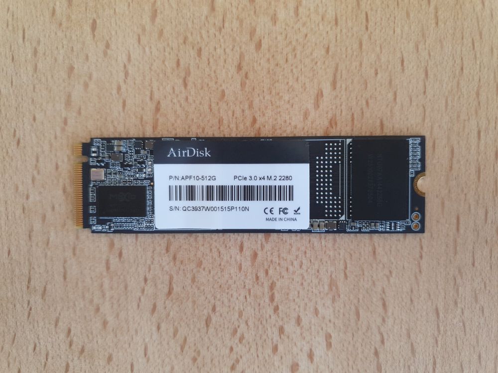 AirDisk NVMe M.2 2280 SSD 512GB (Gebraucht) in La Tour-de-Peilz für CHF ...