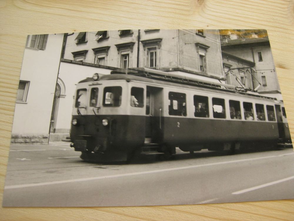 Echtfoto Biasca Bahnhof mit Zug | Kaufen auf Ricardo