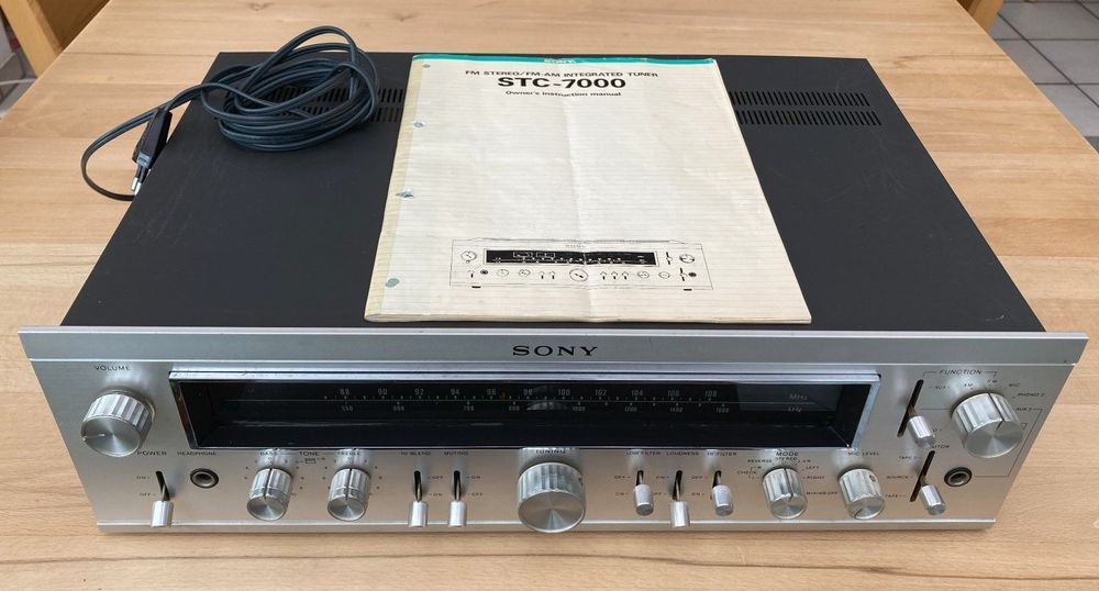 Sony STC-7000 Preceiver/Tuner-Vorverstärker f. Aktivboxen (Gebraucht ...