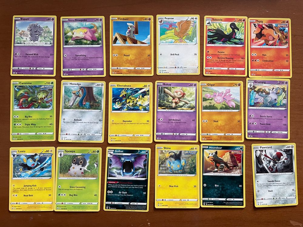 Pokemon Karten Set ENG (Versand gratis) (Neu (gemäss Beschreibung)) in Chur für CHF 1.5 – mit ...