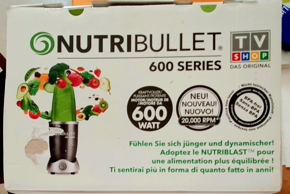 neuer, ungebrauchter NutriBullet 600 W (Neu und originalverpackt) in ...