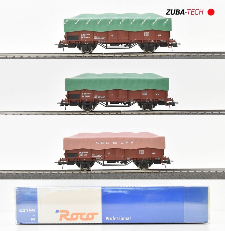 3x Märklin 44199 gedeckte Güterwagen der FS H0 WS mit OVP | Kaufen auf Ricardo