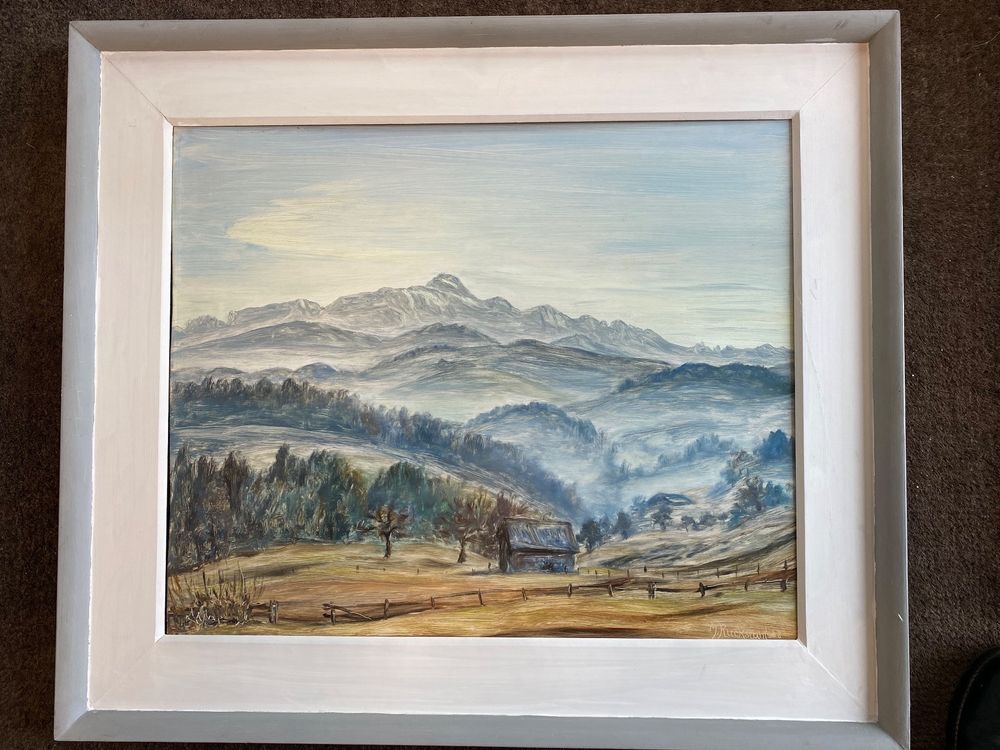 APPENZELLER ÖLGEMÄLDE 1968 VON M. RUCKSTUHL SÄNTISMASSIV CH (Gebraucht ...