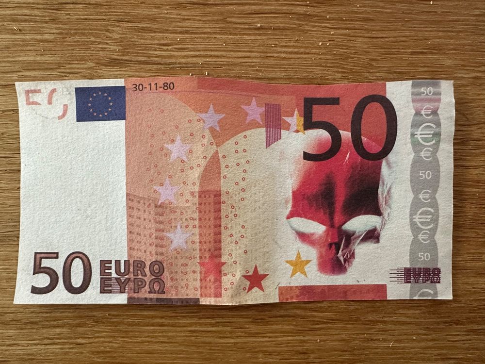 💀🎤 50€ Sido Geldschein Banknote Fuffies im Club Hip Hop (Gebraucht) in ...