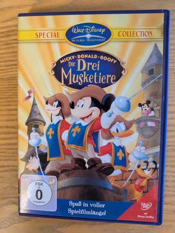 Disney-DVD "Die Drei Musketiere - Micky, Donald, Goofy" (Gebraucht) in Männedorf für CHF 3.5 ...