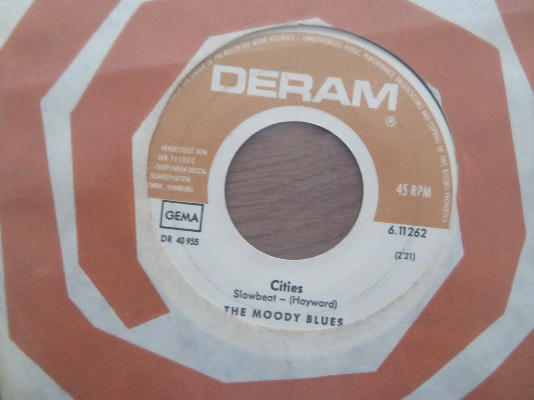 The Moody Blues - Nights In White Satin Single Schallplat... (Neu ...