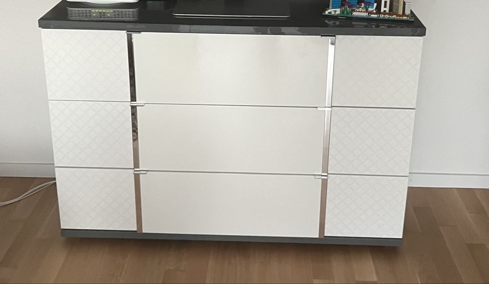 Commode moderne à 3 tiroirs - avec Led (Neu und originalverpackt) in ...