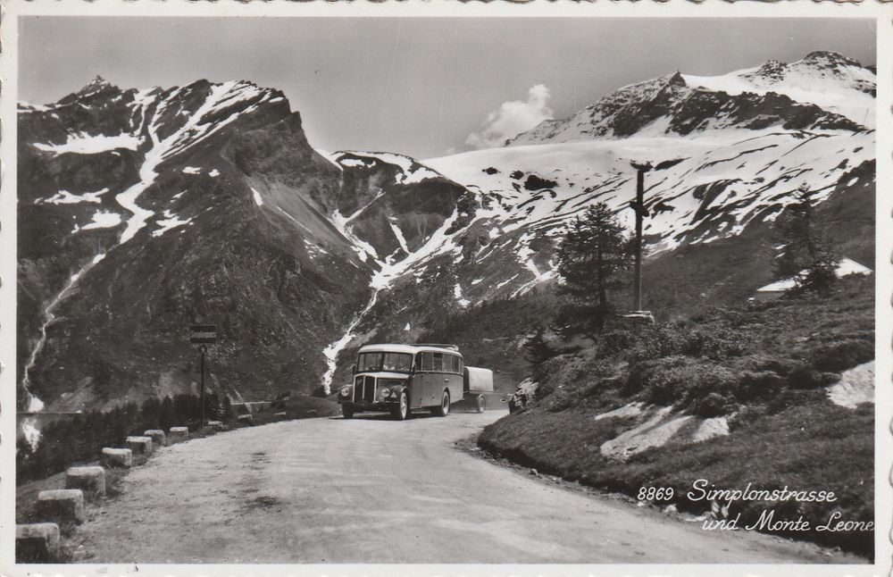 Simplonstrasse und Monte Leone-Postauto-Wallis | Kaufen auf Ricardo