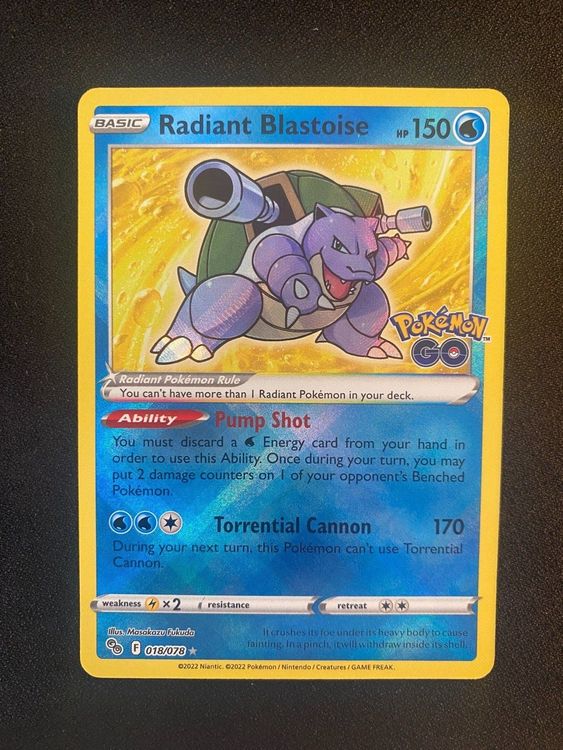 Radiant Blastoise EN Pokemon Go | Kaufen auf Ricardo