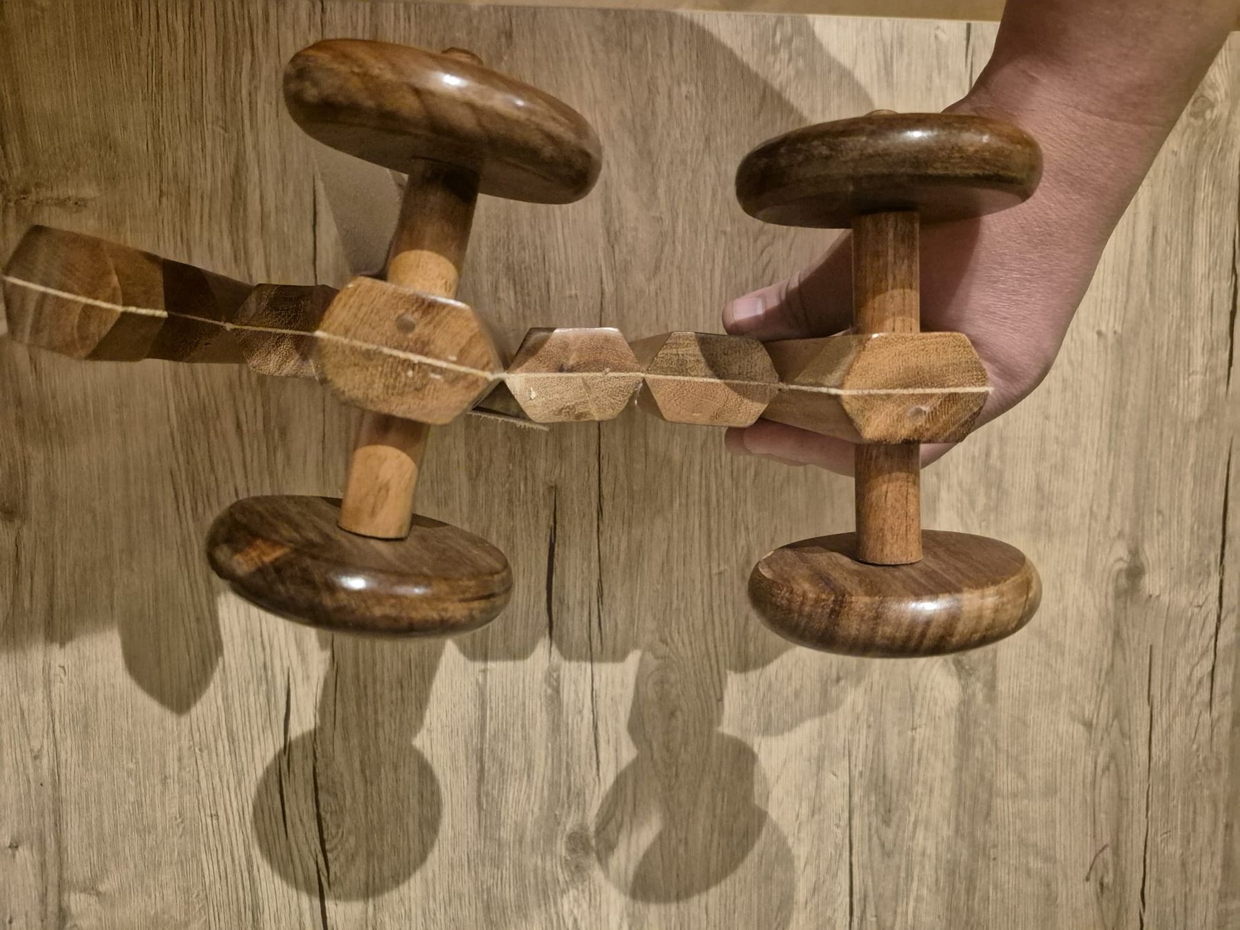 Éléphant à roulettes en bois, jouet vintage parfait! (D'occasion) à ...