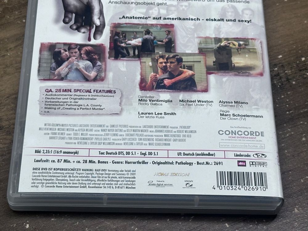 DVD: PATHOLOGY - Jeder hat ein Geheimnis (Gebraucht) in Buus für CHF 3 ...