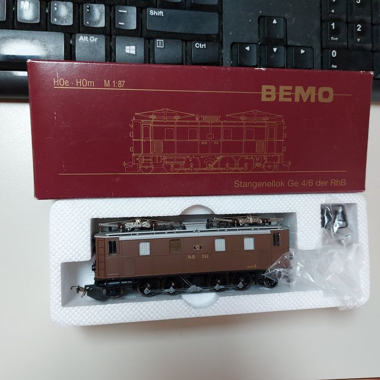 Bemo 1291 Ge 4/6 Stangenellok RhB, Gleichstrom (Neu und originalverpackt) in Bülach für CHF 240 ...