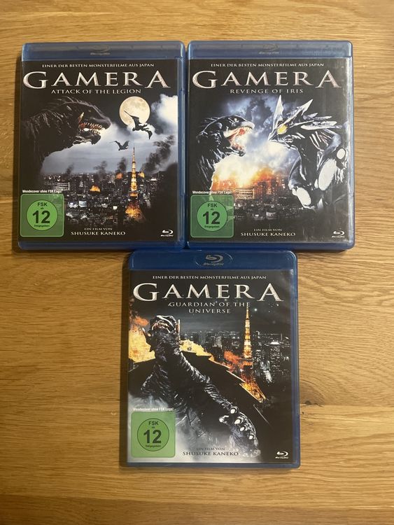 Gamera Trilogie BluRay (Gebraucht) in Hagendorn für CHF 20 – mit Lieferung auf Ricardo kaufen