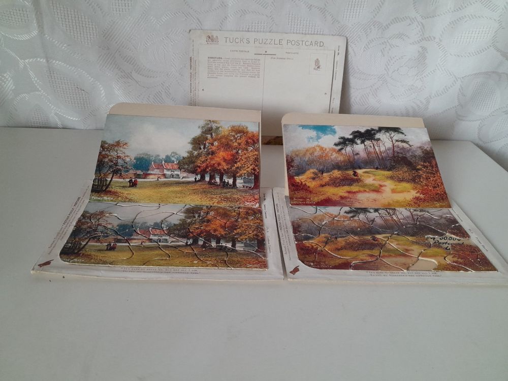 Puzzle 6 Stk. Raphael Tuck & Sons, Postcards, Original 1914 (Gebraucht) in Schwarzenbach SG für ...