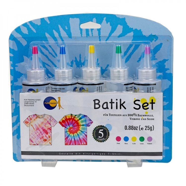 Batik Farben für Texilien im 5er Set ab CHF 1.- (Neu und ...