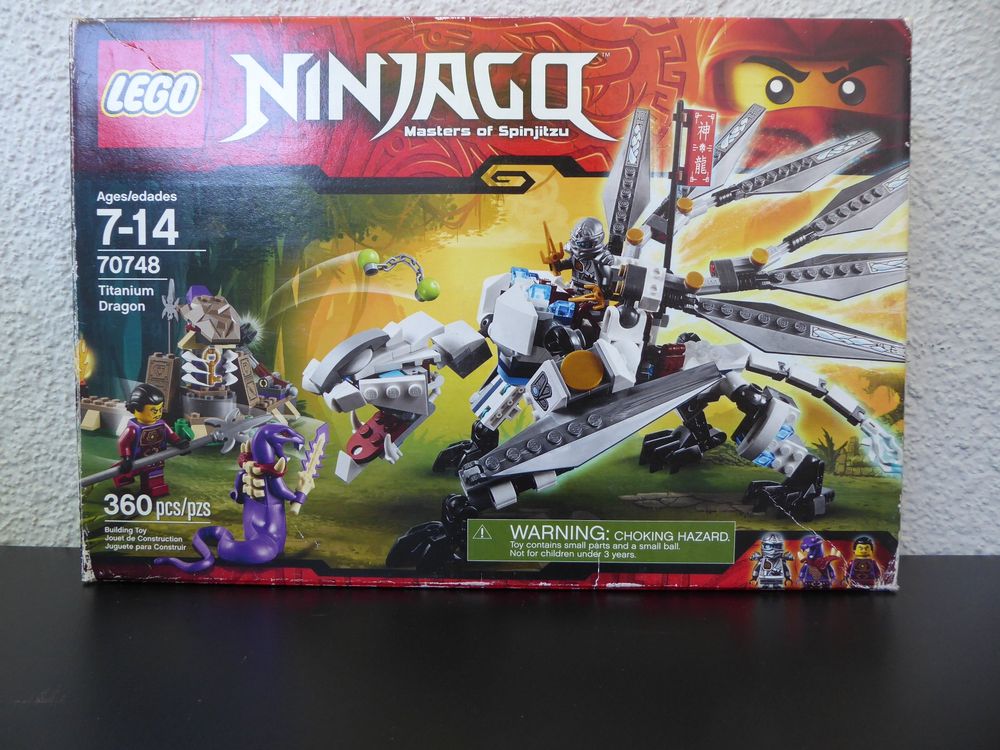 LEGO 70748 NINJAGO Titanium Dragon 7-14 ***komplett*** | Kaufen auf Ricardo